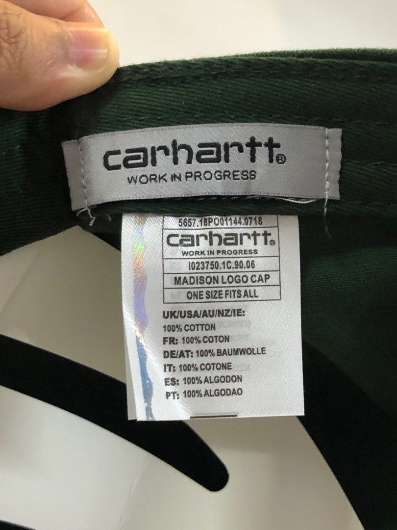 Carhartt Spell Out Cap, Men's Fashion, Watches & Accessories, Cap ...