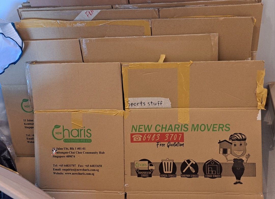 Carton boxes for moving, Furniture & Home Living, Home Improvement ...