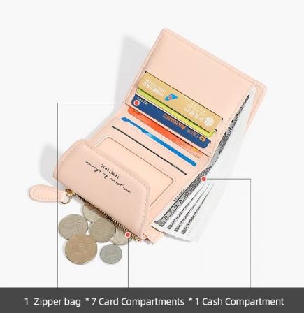 Casual Korean style short wallet with coin component Taomicmic trifold ...