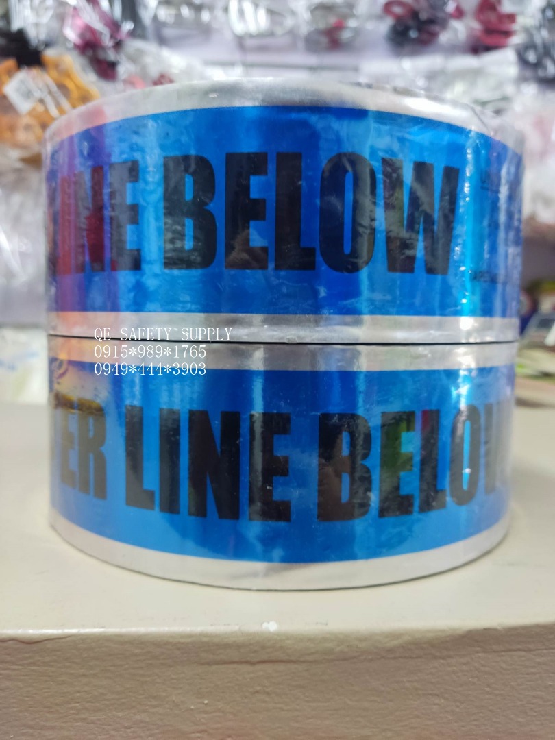 Caution Buried Water Line Bellow Tape, Commercial & Industrial ...