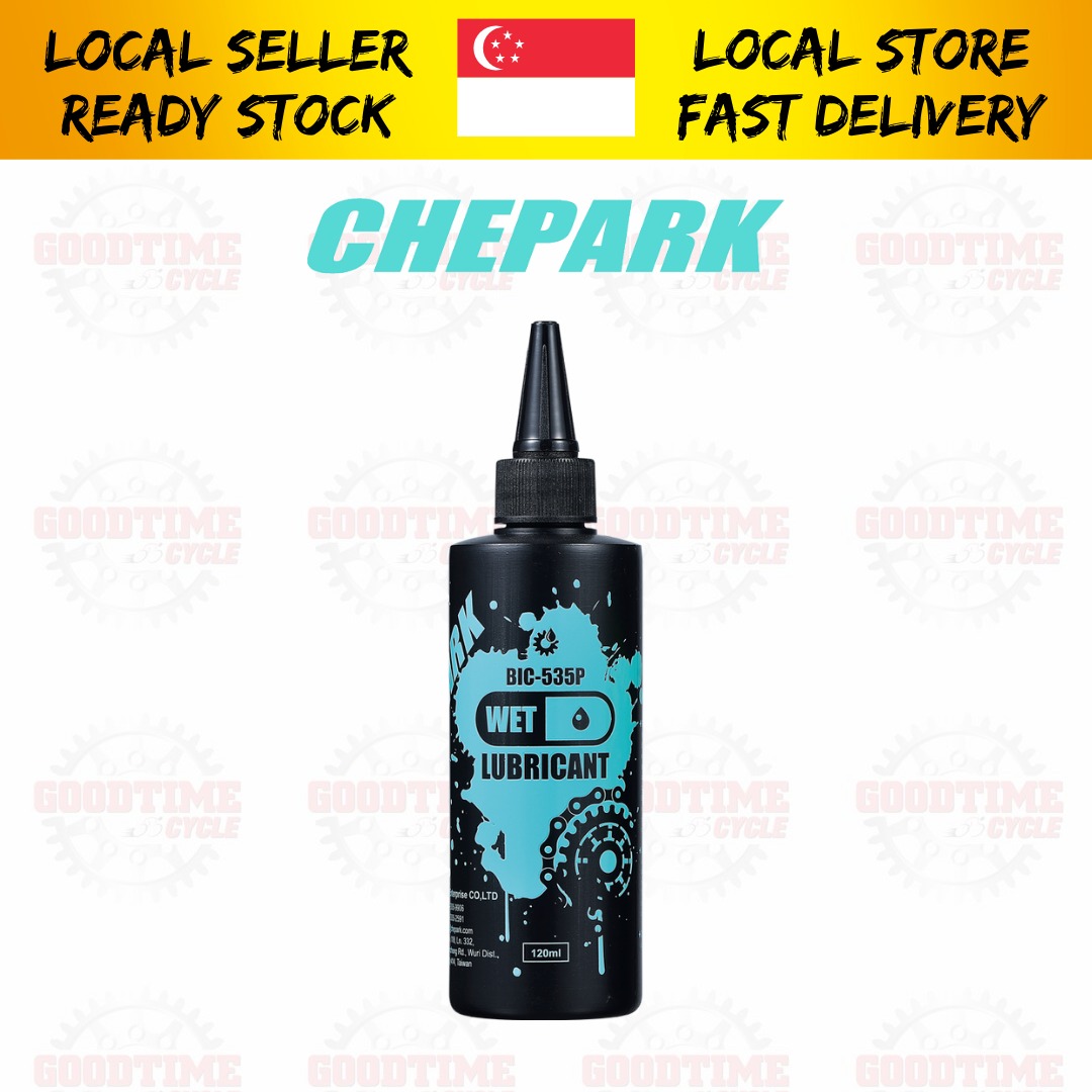 Chepark BIC-535P Wet Lubricant 120ml Bicycle Bike Lube, Sports Equipment, Bicycles & Parts ...