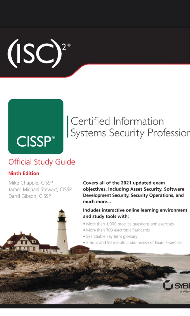 CISSP Official study guide 9th Edition, Computers & Tech, Office & Business Technology on Carousell