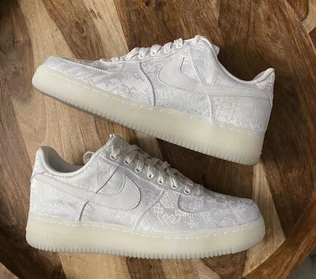 CLOT x NIke Air Force 1 Low CLOT WORLD, 男裝, 鞋, 波鞋 - Carousell