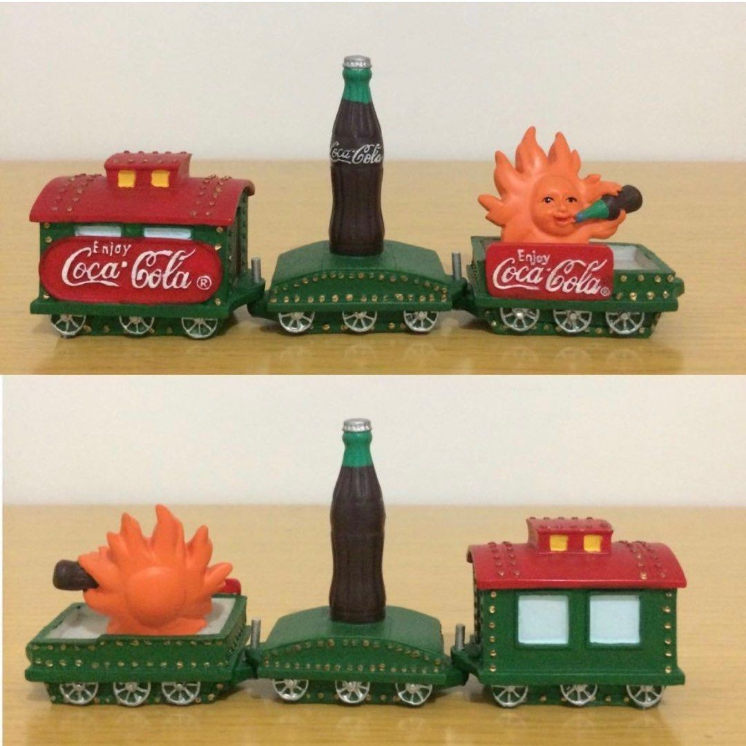 Coca cola train (porcelain), 興趣及遊戲, 收藏品及紀念品, 古董收藏 - Carousell