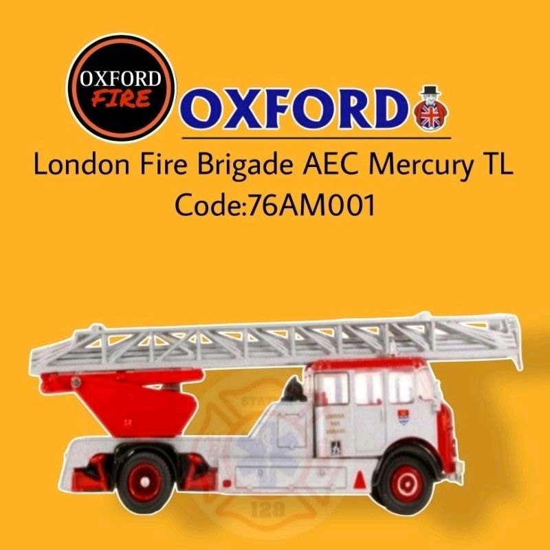 Collectibles Oxford Fire London Fire Brigade AEC Mercury TL Code ...