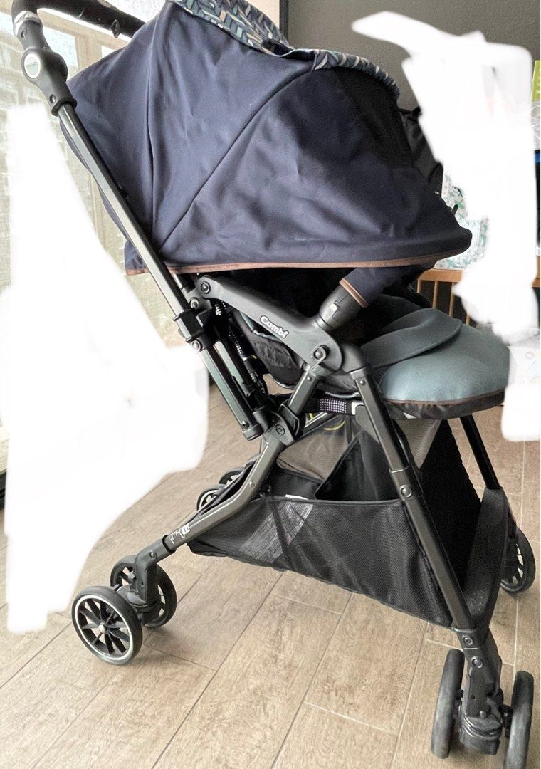 Combi Sugocal Compact Stroller - Navy, Babies & Kids, Going Out ...