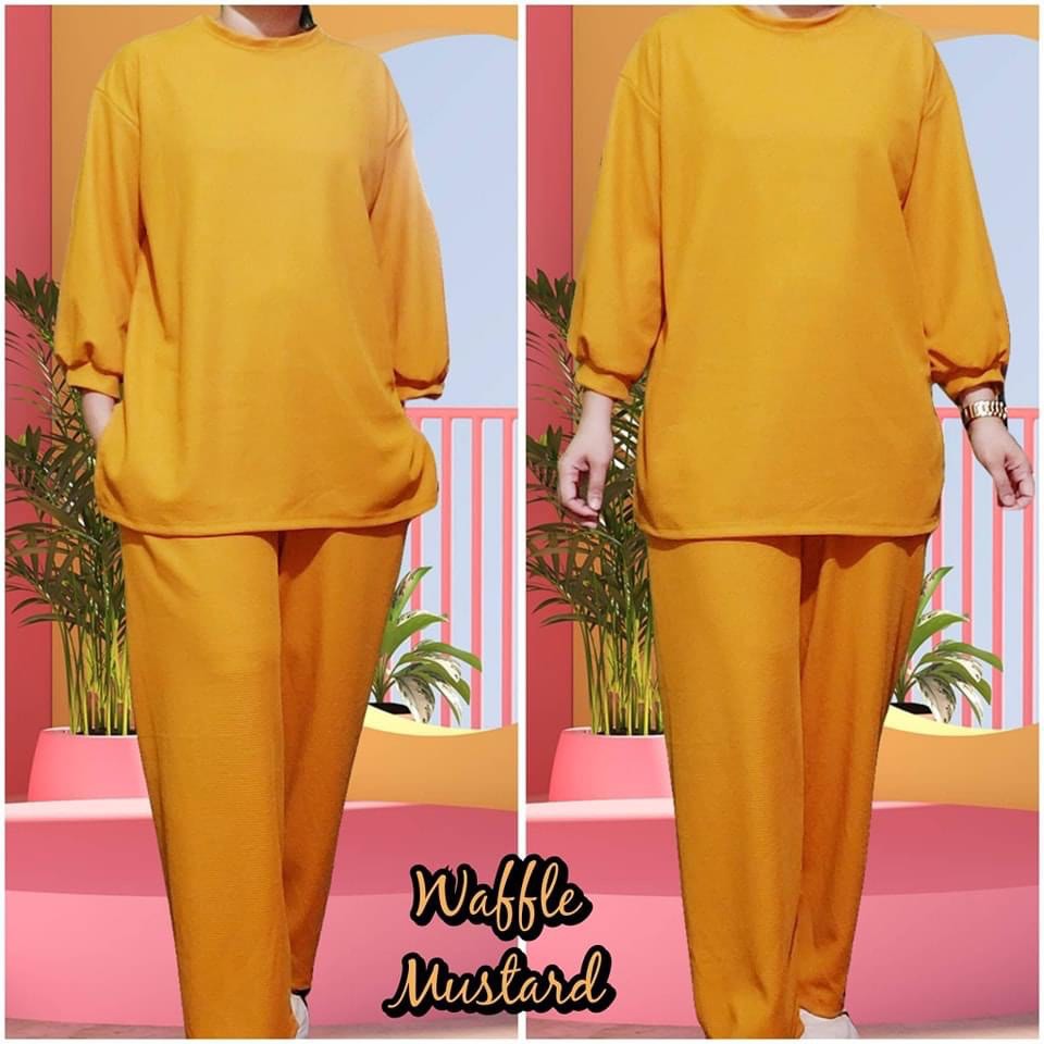 Coordinate/ Set - Waffle, Women's Fashion, Dresses & Sets, Sets or ...