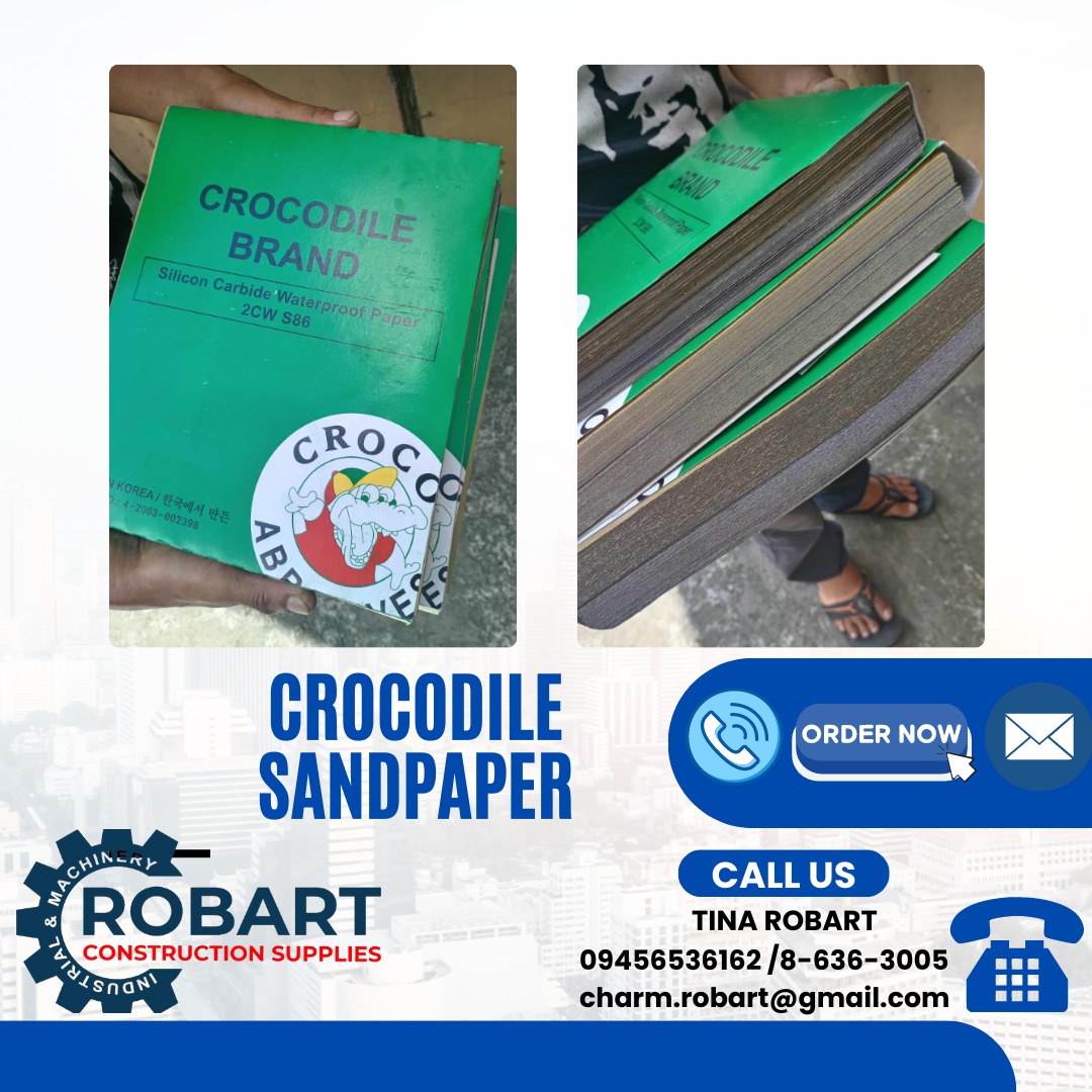 Crocodile Sandpaper #240, Commercial & Industrial, Construction ...
