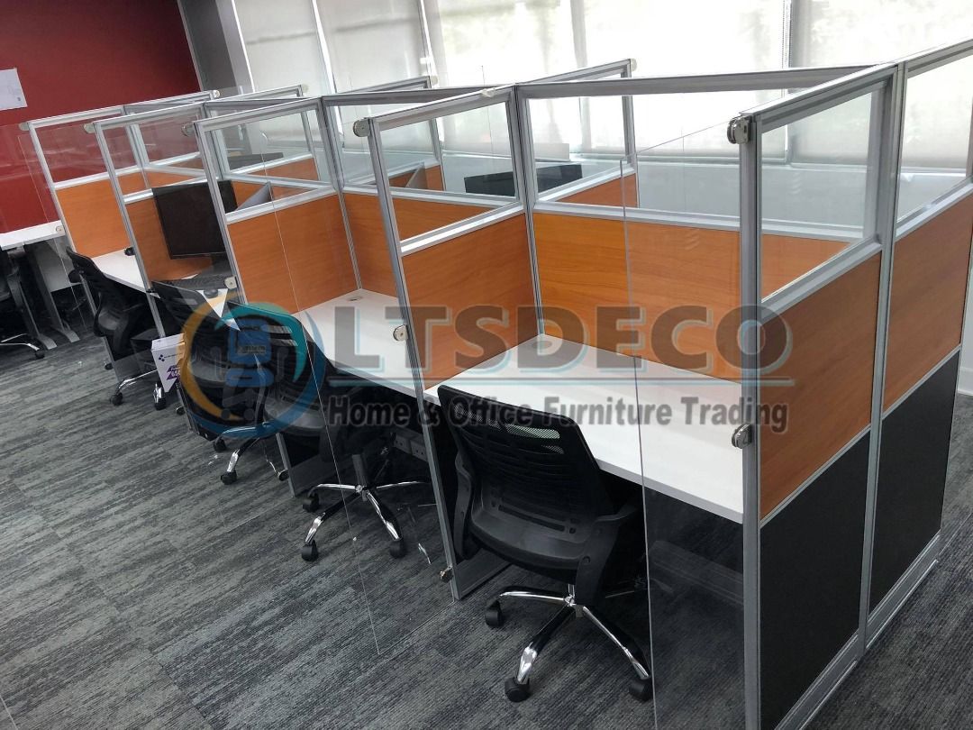 customize modular cubicle office partition on Carousell