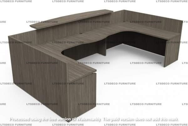 CUSTOMIZED RECEPTION TABLE OFFICE PARTITION | OFFICE FURNITURE ...