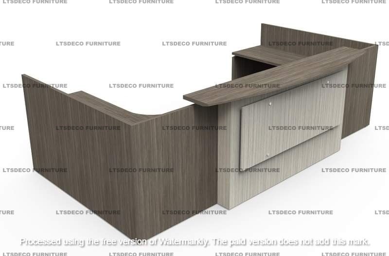 CUSTOMIZED RECEPTION TABLE OFFICE PARTITION | OFFICE FURNITURE ...