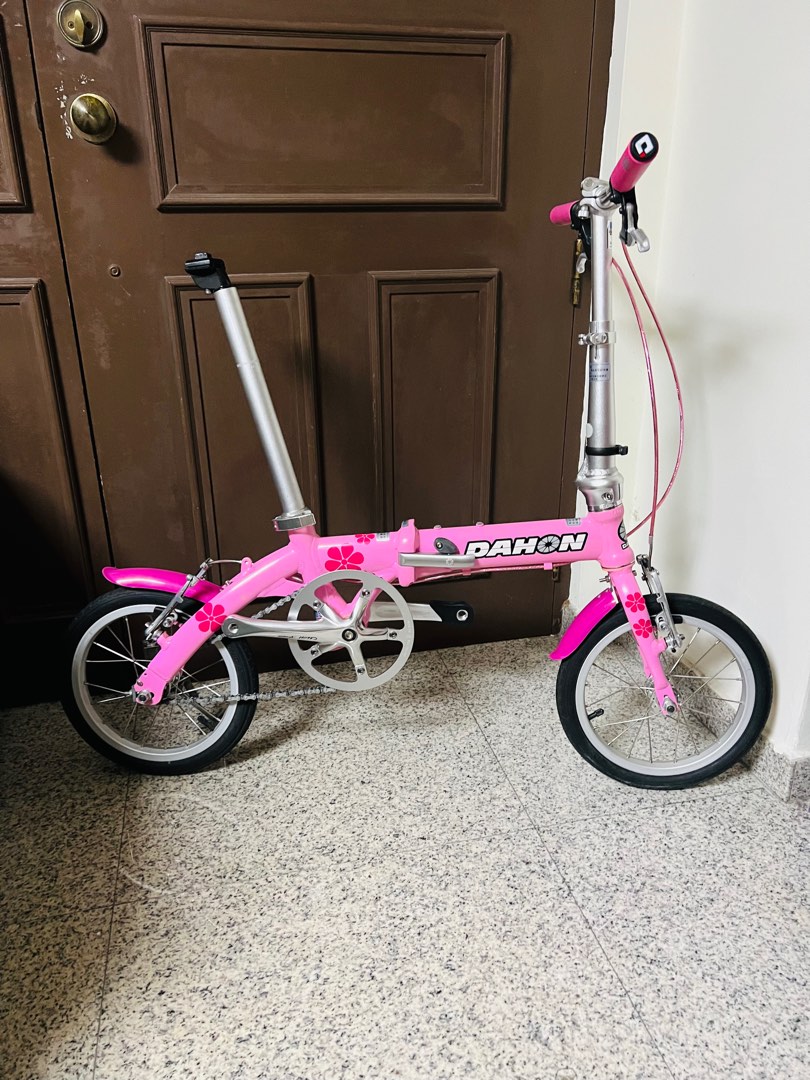 Dahon 412 classic pink bicycle, Sports Equipment, Bicycles & Parts ...