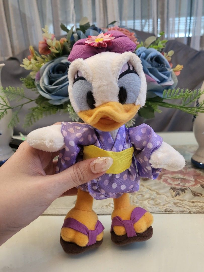 Daisy Duck Purple Kimono Plushie Keychain on Carousell