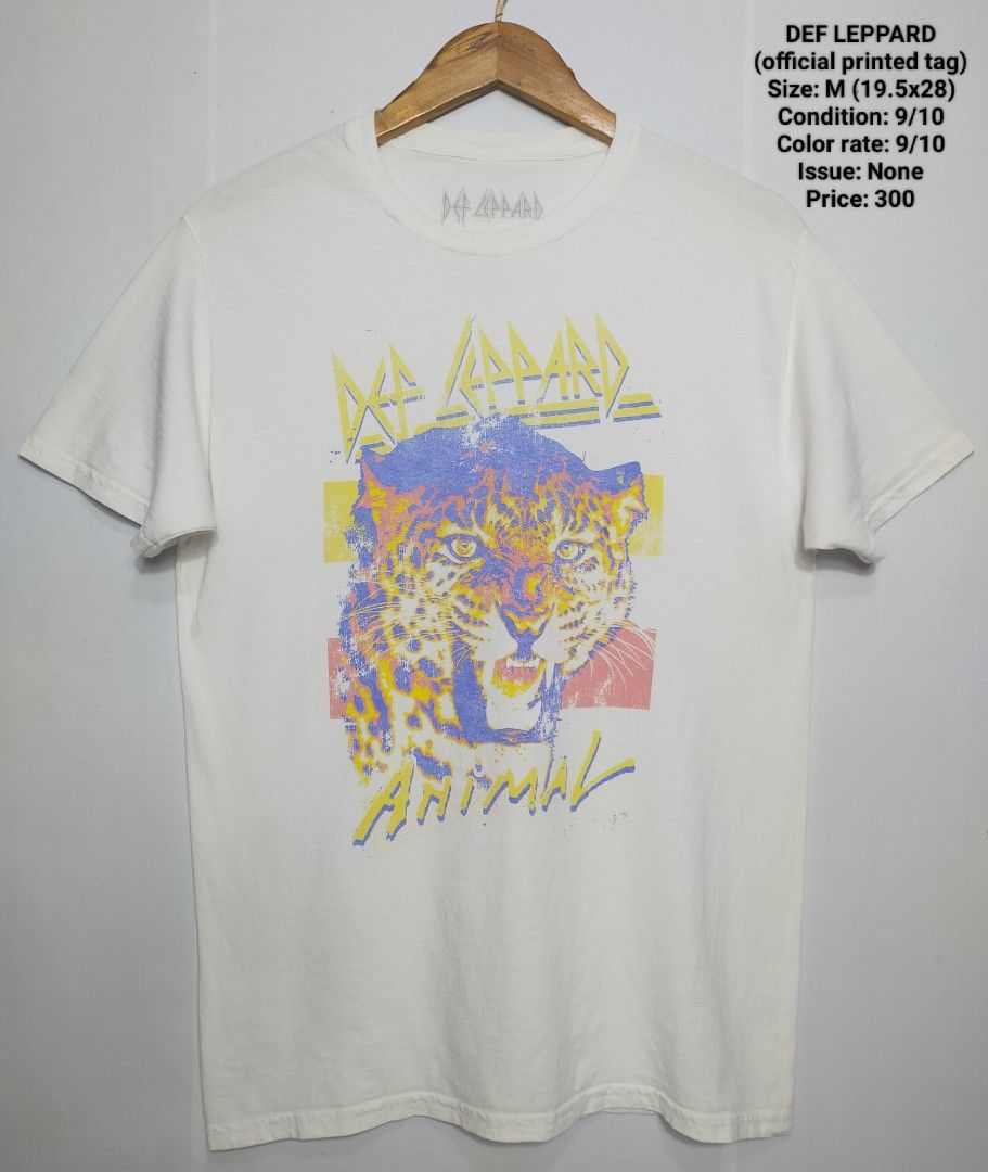 DEF LEPPARD ANIMAL, Men's Fashion, Tops & Sets, Tshirts & Polo Shirts ...