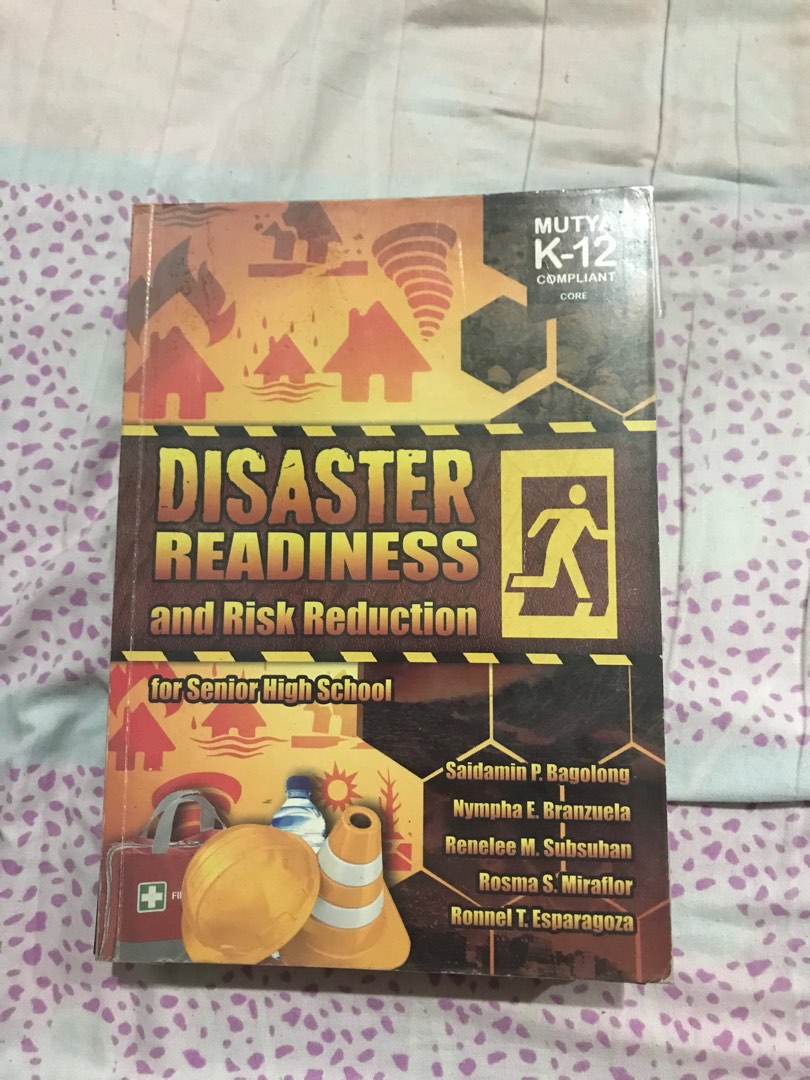 Disaster Readiness and Risk Reduction (Shs book), Hobbies & Toys, Books ...