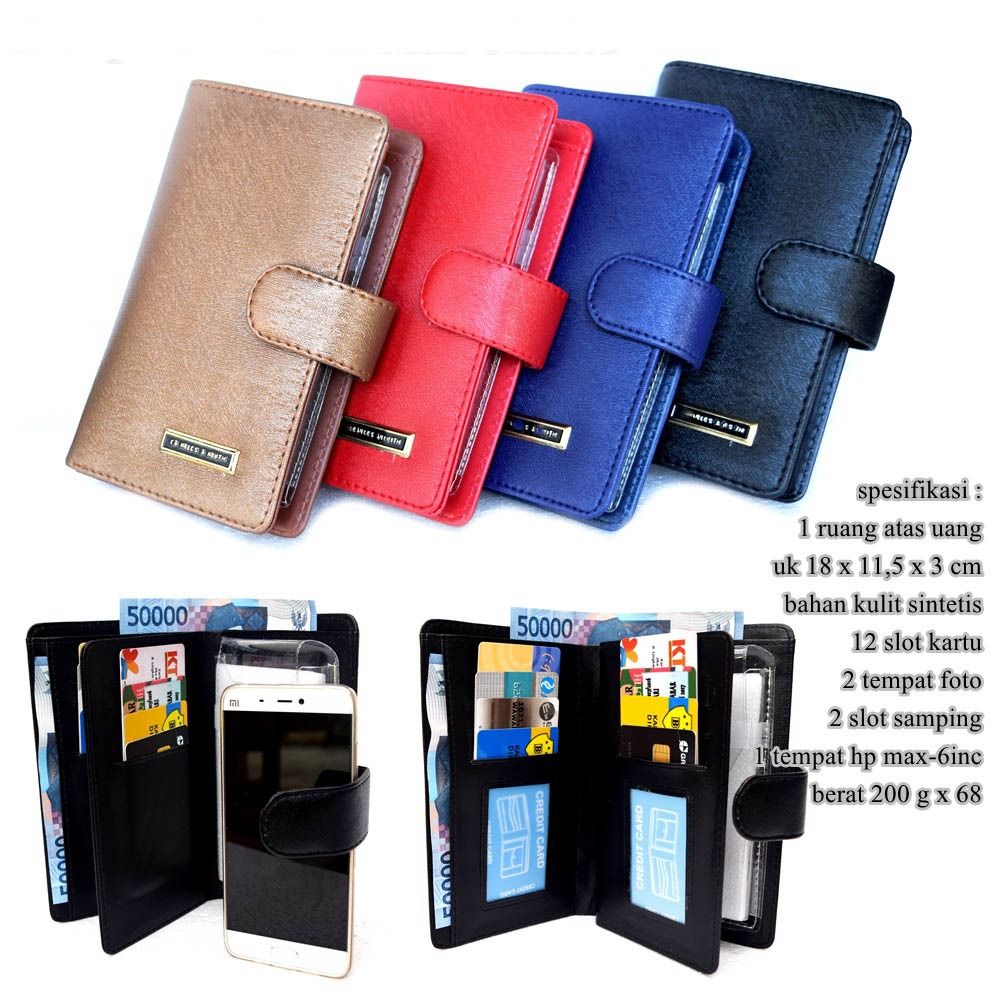 Dompet Lipat Hp Kulit Alexia Max Plat, Fesyen Wanita, Tas & Dompet di ...