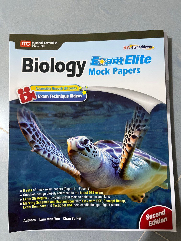 全新DSE biology mock paper連答案, 興趣及遊戲, 書本 & 文具, 書本及雜誌 - 補充練習 - Carousell