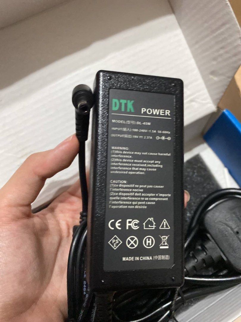 DTK power supply adapter model: DL-45W (4 sets available), Computers ...