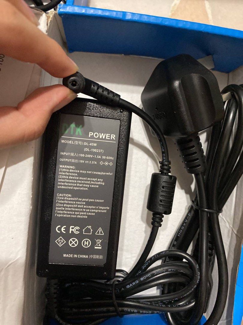 DTK power supply adapter model: DL-45W (4 sets available), Computers ...