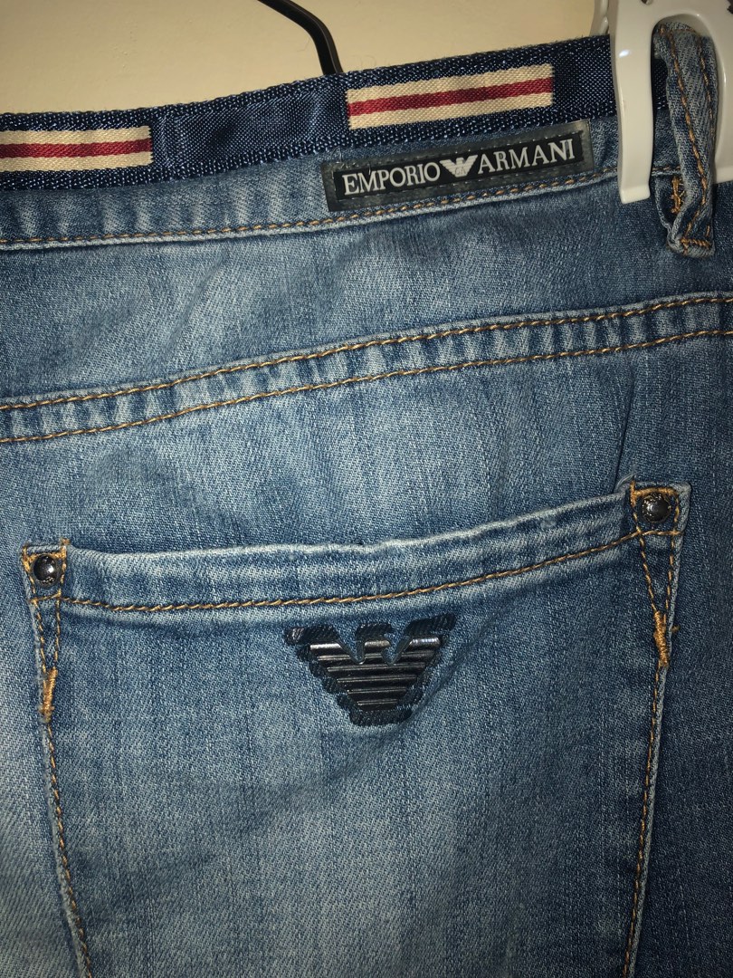 EMPORIO ARMANI JEANS, Men's Fashion, Bottoms, Jeans on Carousell
