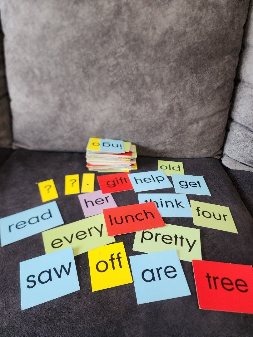 English High frequency words flashcards, Hobbies & Toys, Toys & Games ...