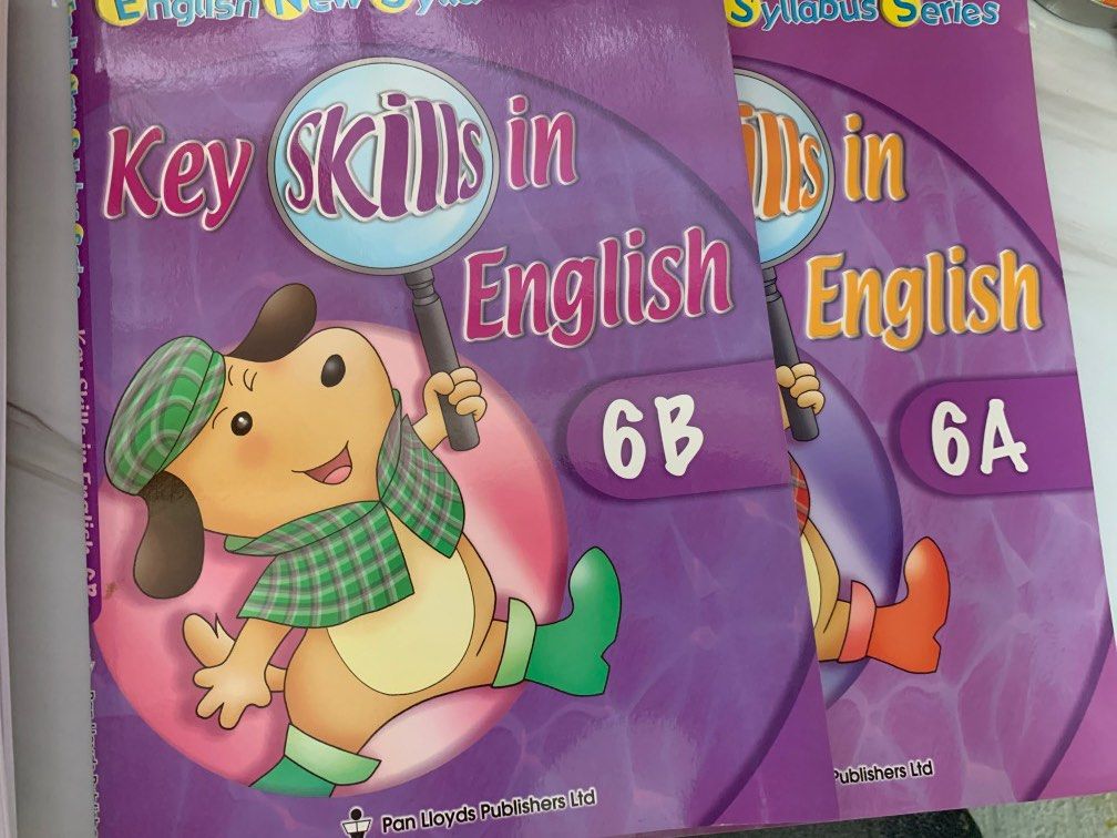 English New Syllabus series key skills in English 6A 6B, 興趣及遊戲, 書本 & 文具 ...