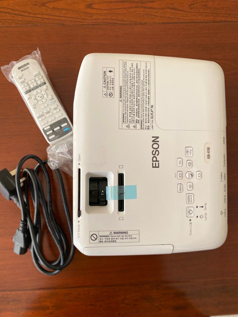 Epson Multimedia Projector EB-X18, Computers & Tech, Office & Business ...