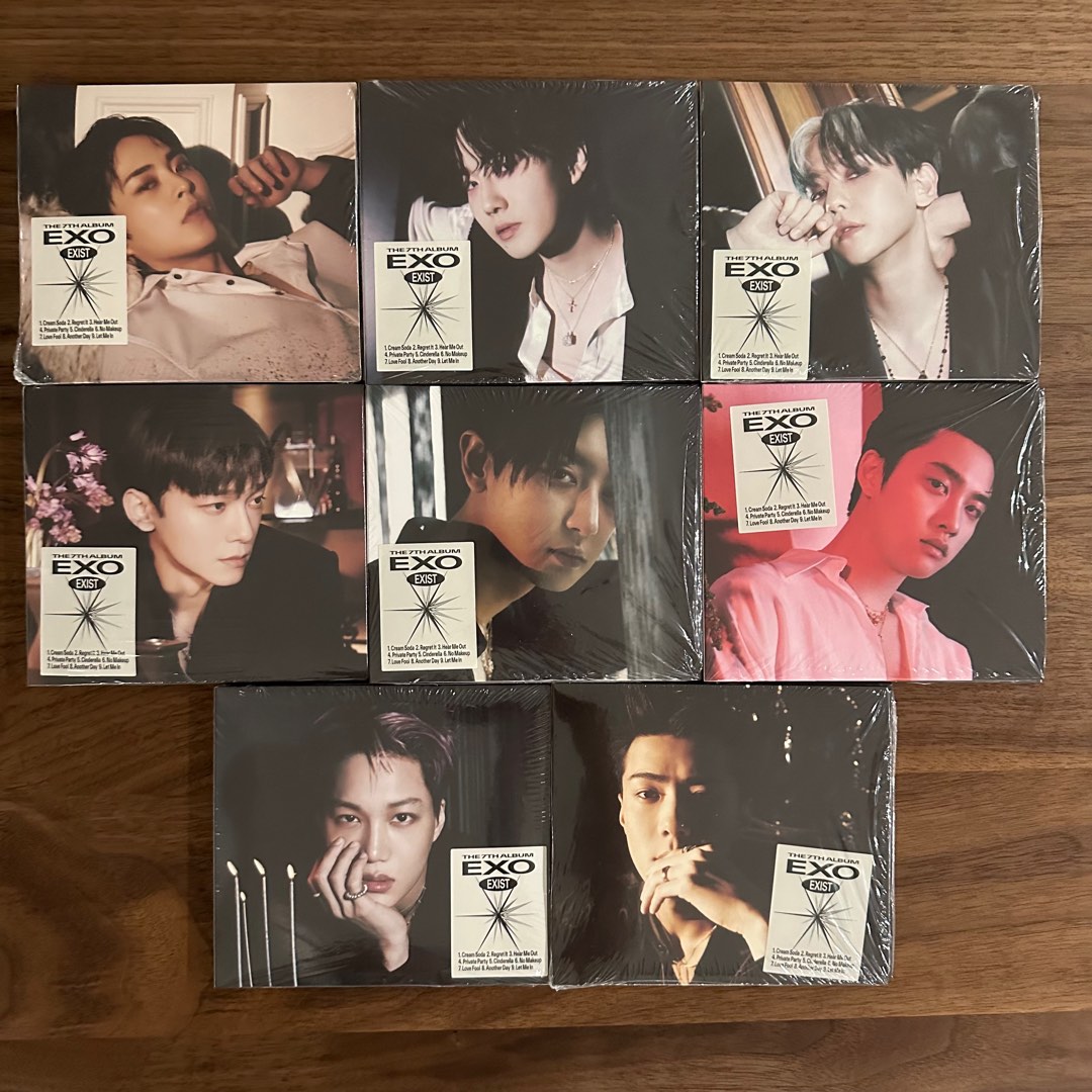 【全新未拆】EXO專輯正規七輯Exist digipack ver, 興趣及遊戲, 收藏品及紀念品, 韓流 - Carousell