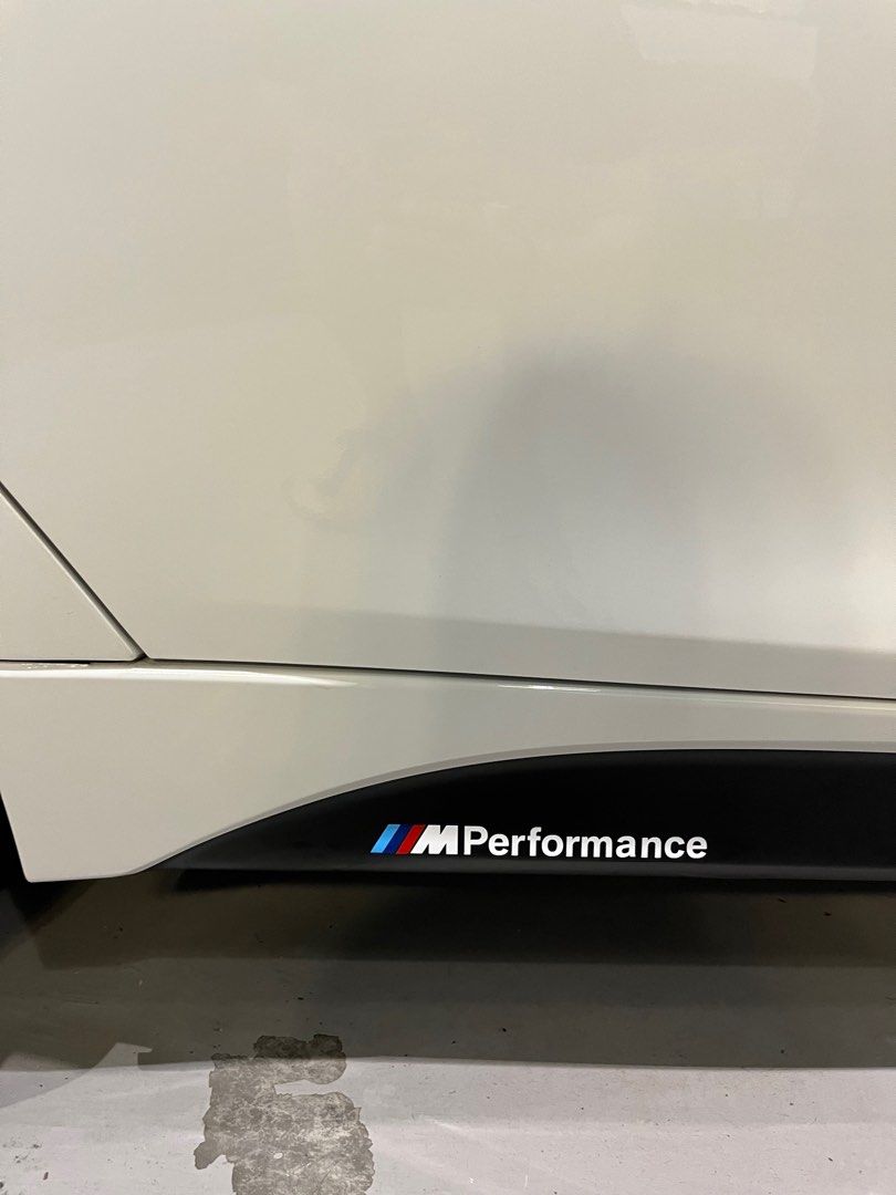 BMW F30 M Performance Side Skirt Decal Matte Black, Car Accessories ...