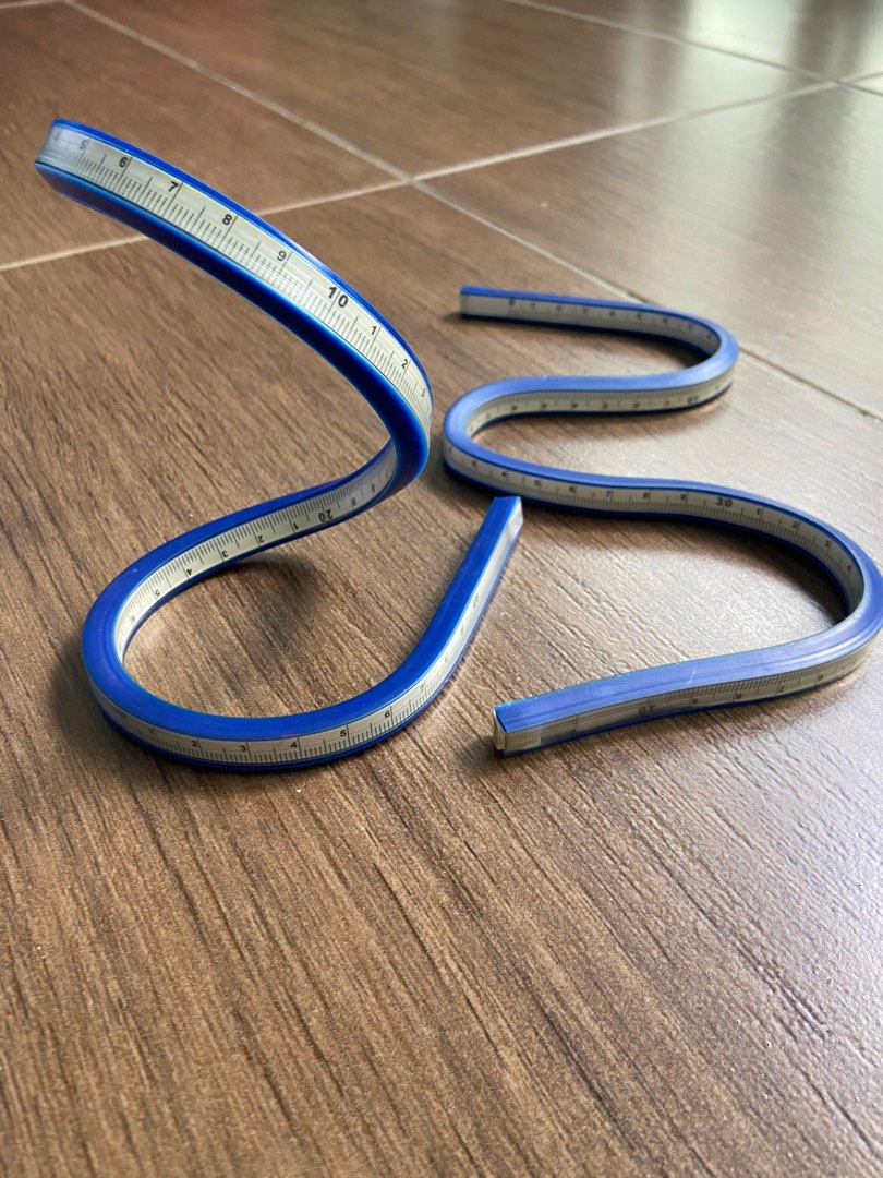 Flexible Curve Ruler 40cm, Hobbies & Toys, Stationery & Craft ...