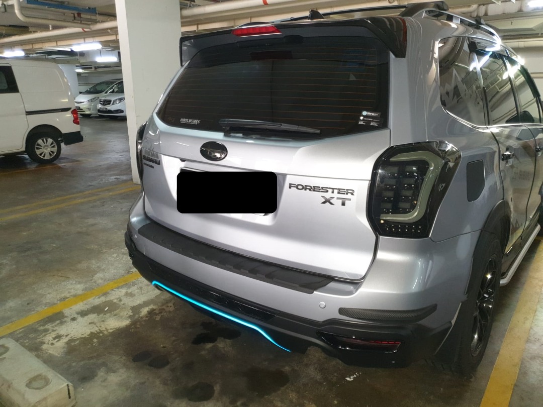 Forester New and Old ALL TYPES Bumper line stickers - Authentic Red 3M ...