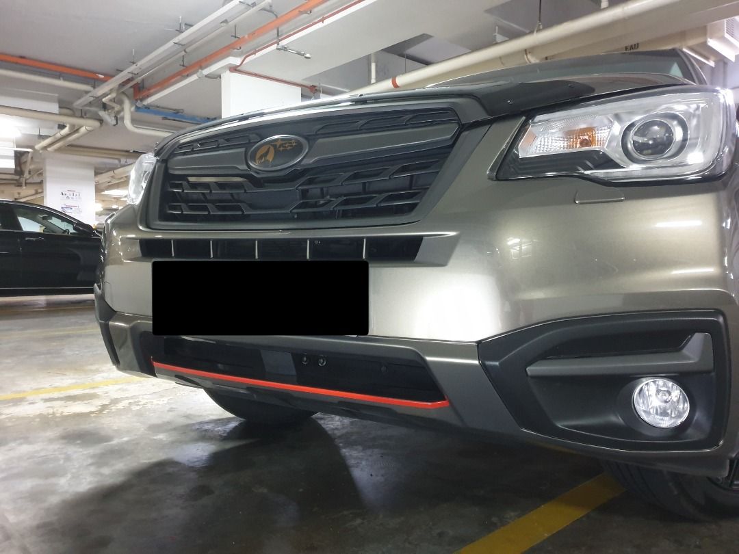 Forester New and Old ALL TYPES Bumper line stickers - Authentic Red 3M ...