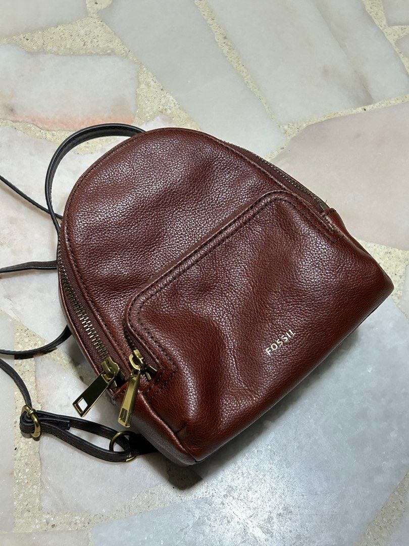 Fossil Maisie Mini Backpack, Women's Fashion, Bags & Wallets, Backpacks ...