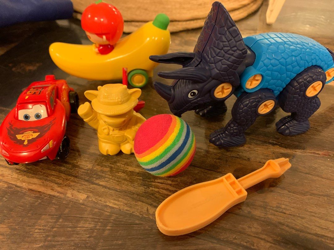 FREE assorted kids toys including Green Toys Cow And lightning McQueen ...