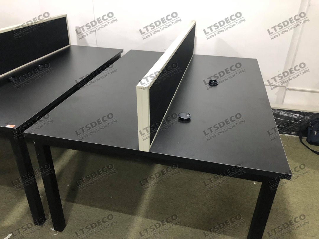 FREESTANDING TABLE WITH TOP DIVIDER OFFICE PARTITION on Carousell