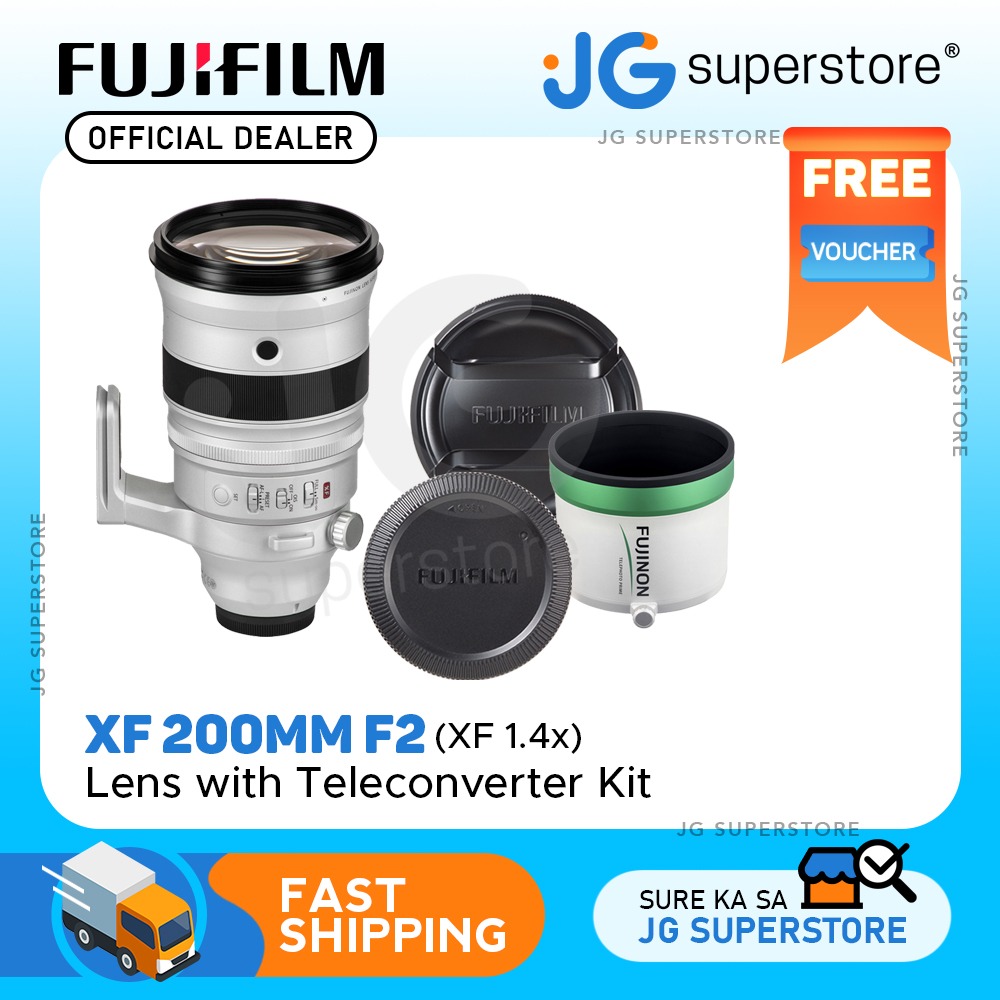 Fujifilm Fujinon XF 200mm f/2 R LM OIS WR Lens with XF 1.4x TC F2 WR ...