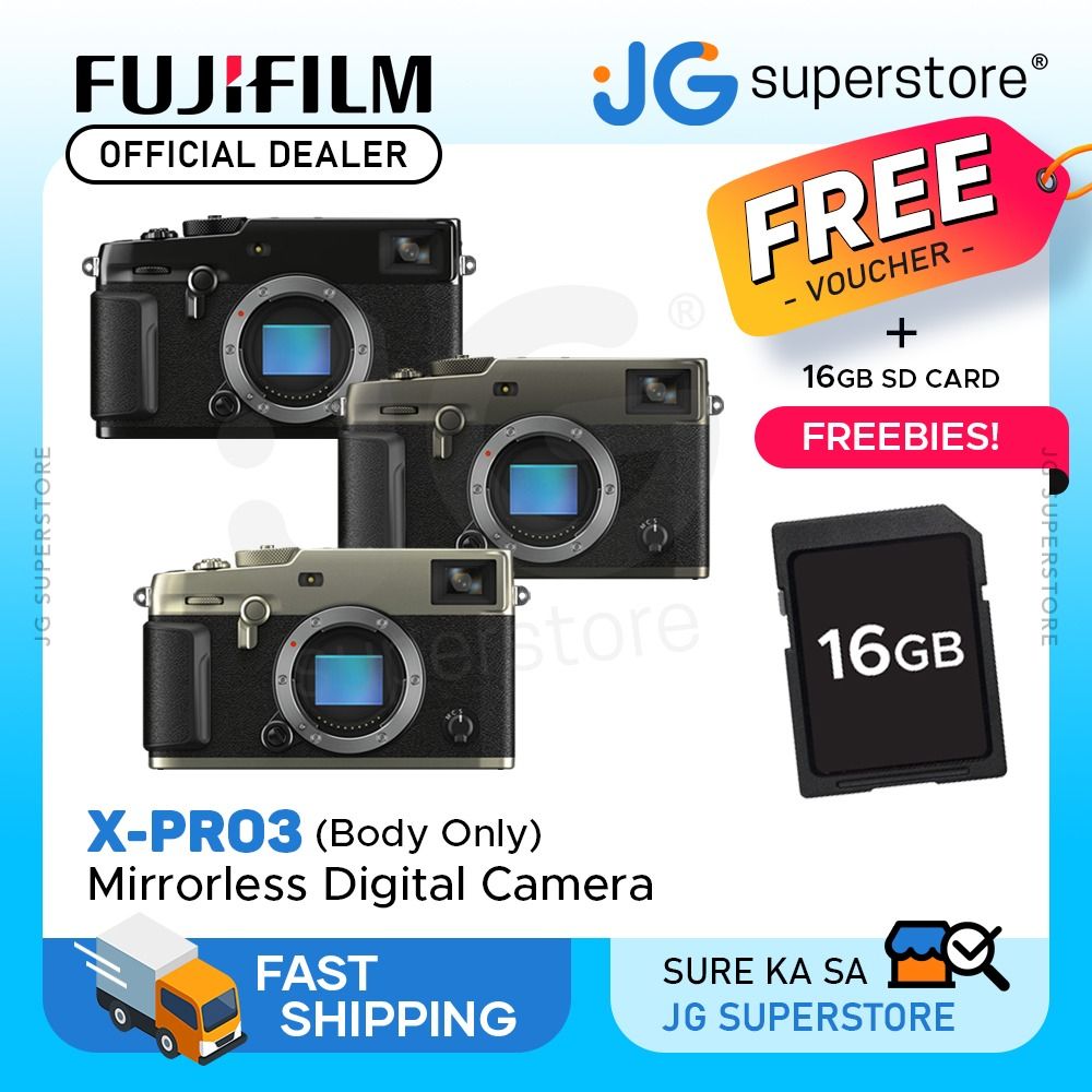 Fujifilm X-Pro3 Mirrorless Digital Camera with APS-C CMOS Sensors, Tilting Touchscreen LCD ...