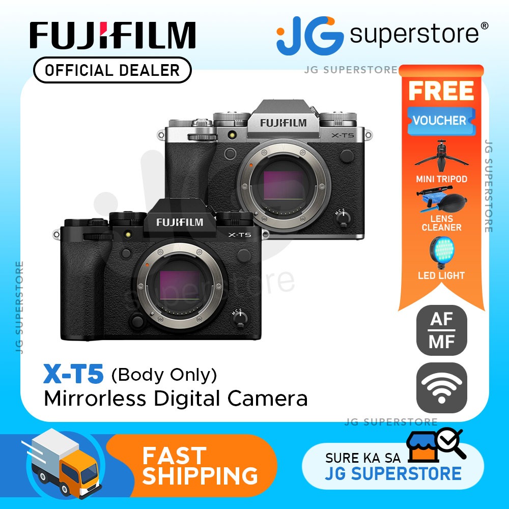 Fujifilm X-T5 Mirrorless Digital Camera with Wireless Interface, APS-C ...