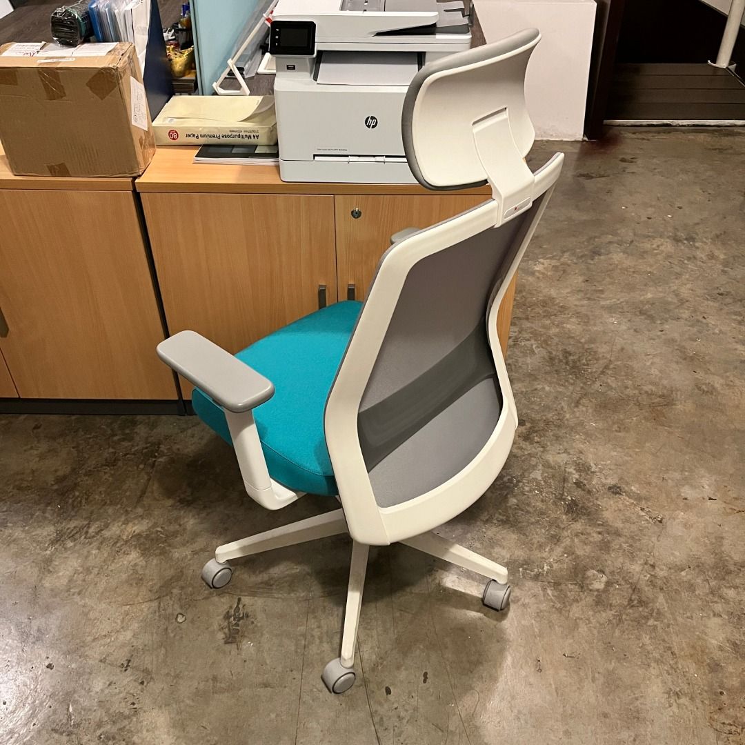 Fursys Office Workspace / Working / Task Mesh Chair with Headrest ...