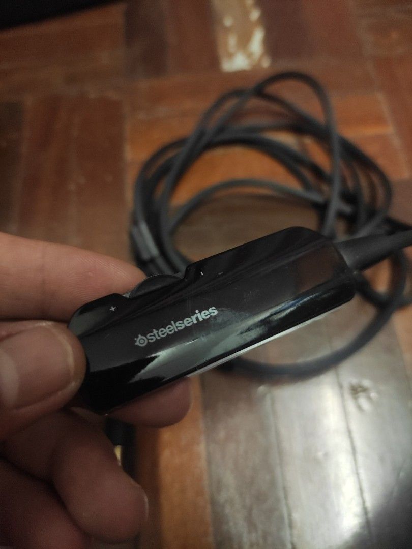 Gaming steelseries headphones extension with volume control, Computers ...
