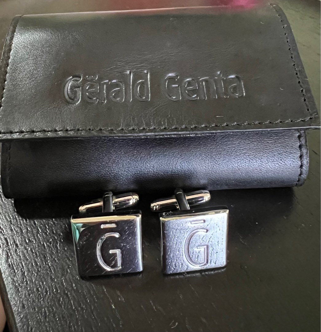 Gerald Genta Cufflinks, Men's Fashion, Watches & Accessories, Cuff ...