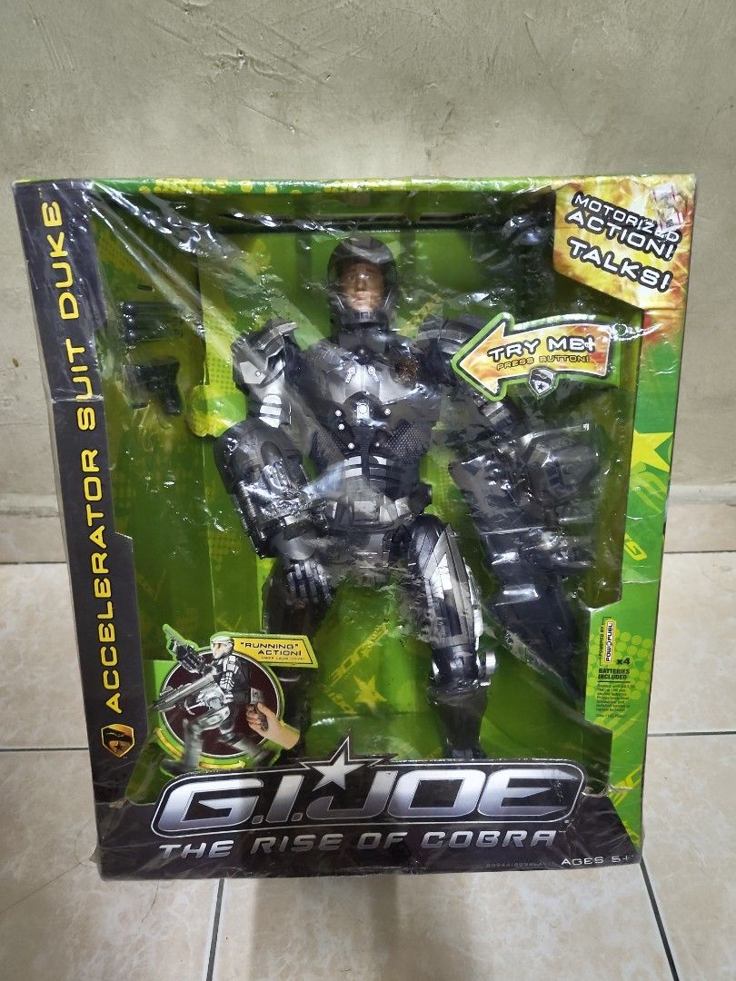 G.I. JOE - The Rise of Cobra Accelerator Suit Duke action figure ...