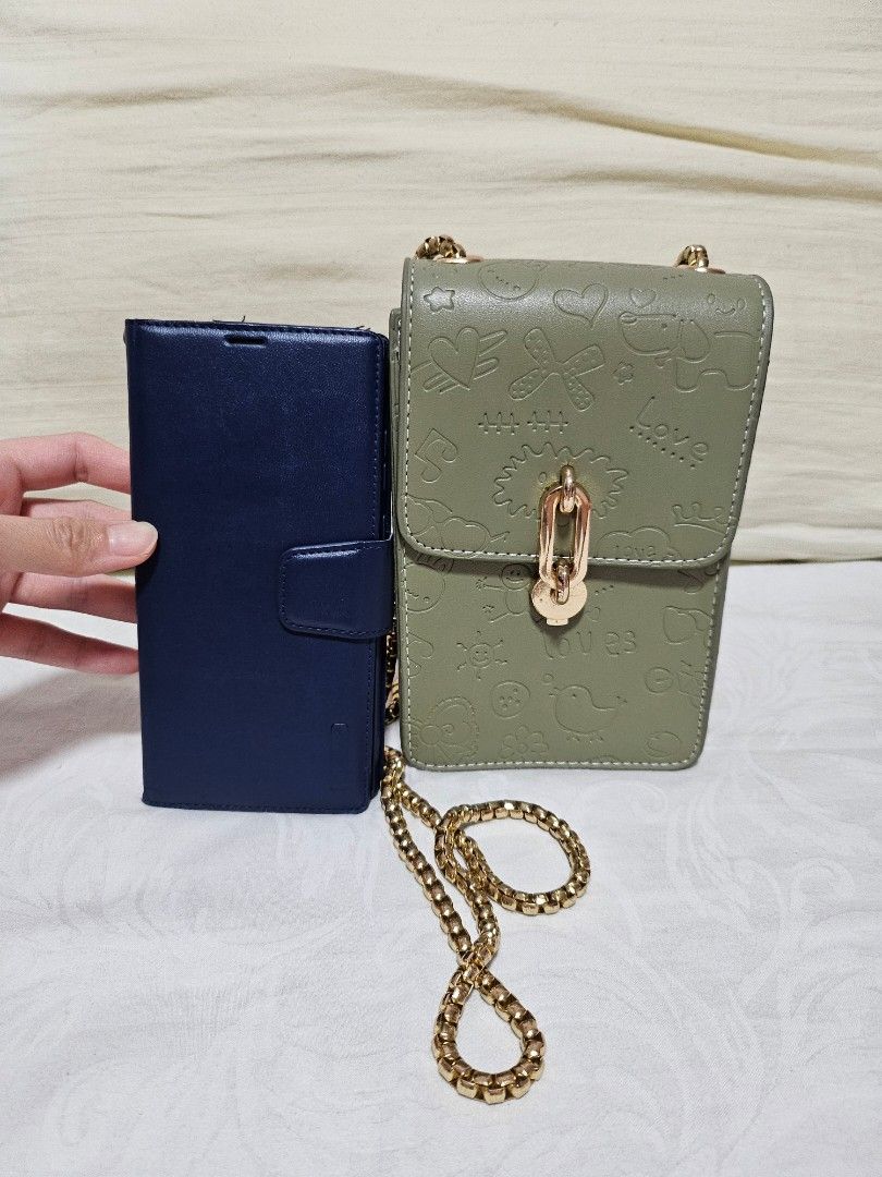 Green phone bag, Women's Fashion, Bags & Wallets, Cross-body Bags on ...