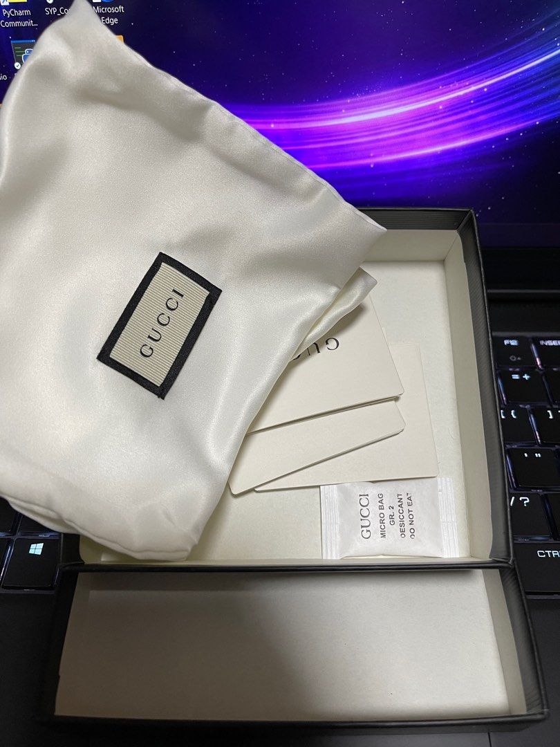 Gucci GG Supreme Tiger Print Wallet, Men's Fashion, Watches ...