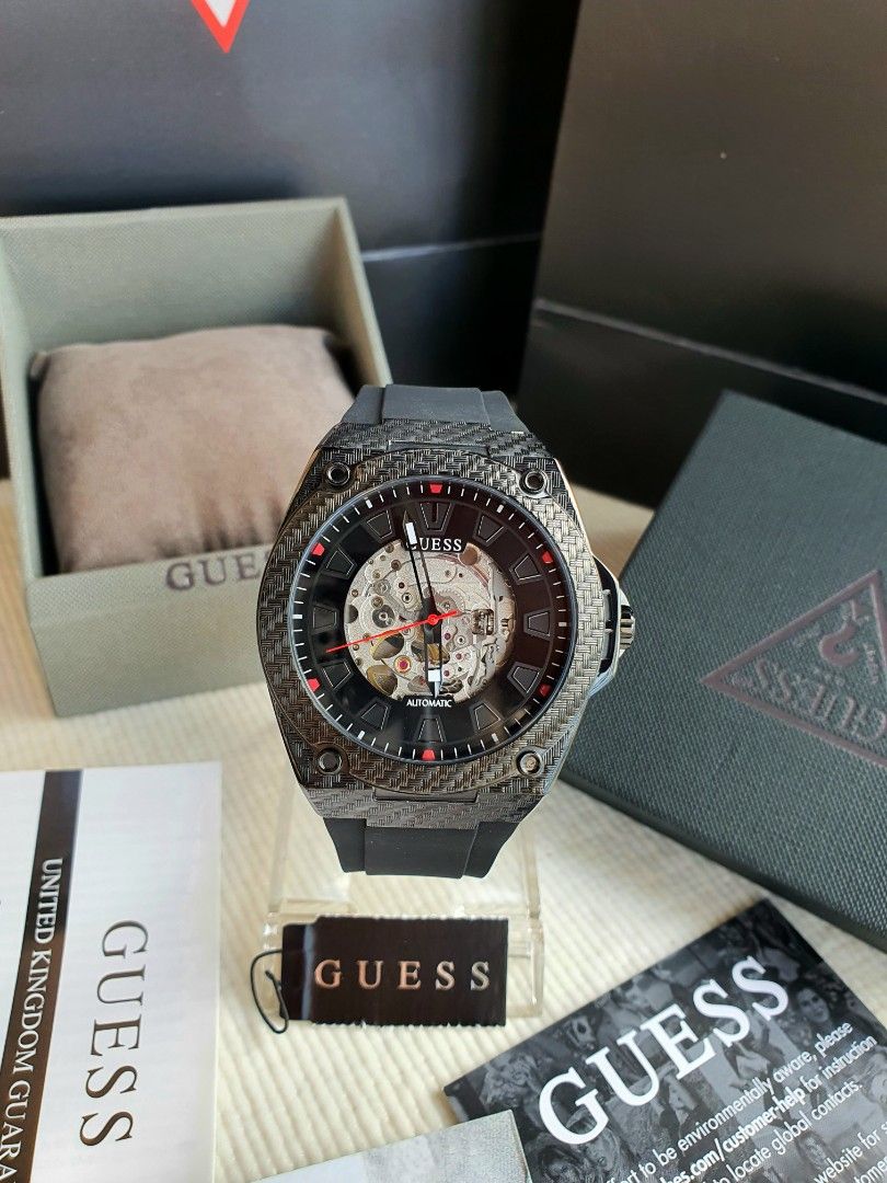 Guess automatic, Men's Fashion, Watches & Accessories, Watches on Carousell