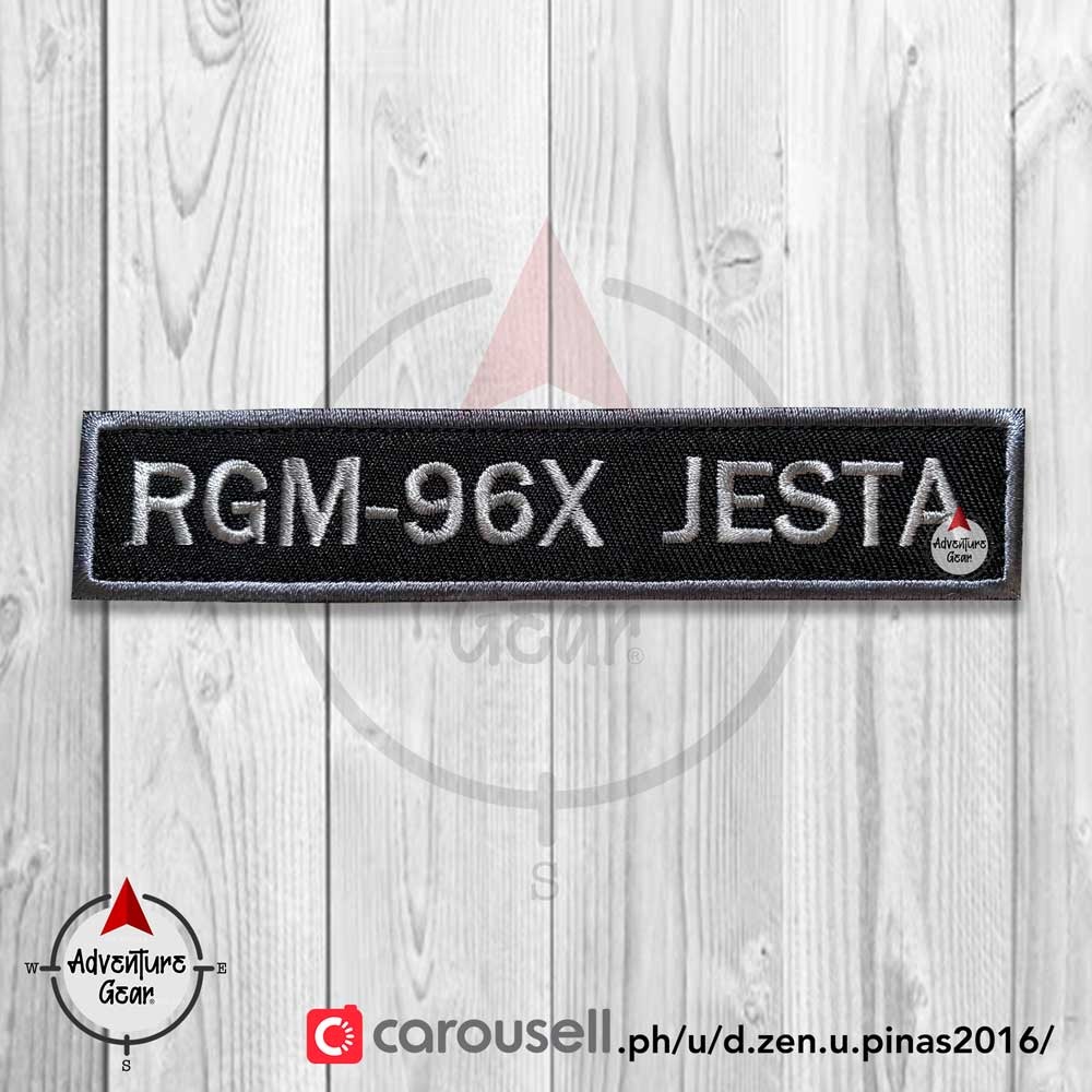 Gundam RGM-96X JESTA Tactical Morale Embroidered Patch, Hobbies & Toys, Memorabilia ...
