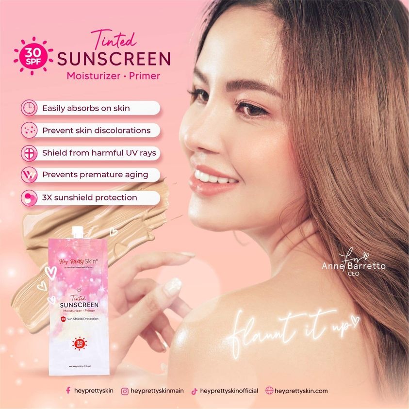 Hey Pretty Skin Tinted Sunscreen 100% ORI FROM PHILIPPINES, Beauty ...
