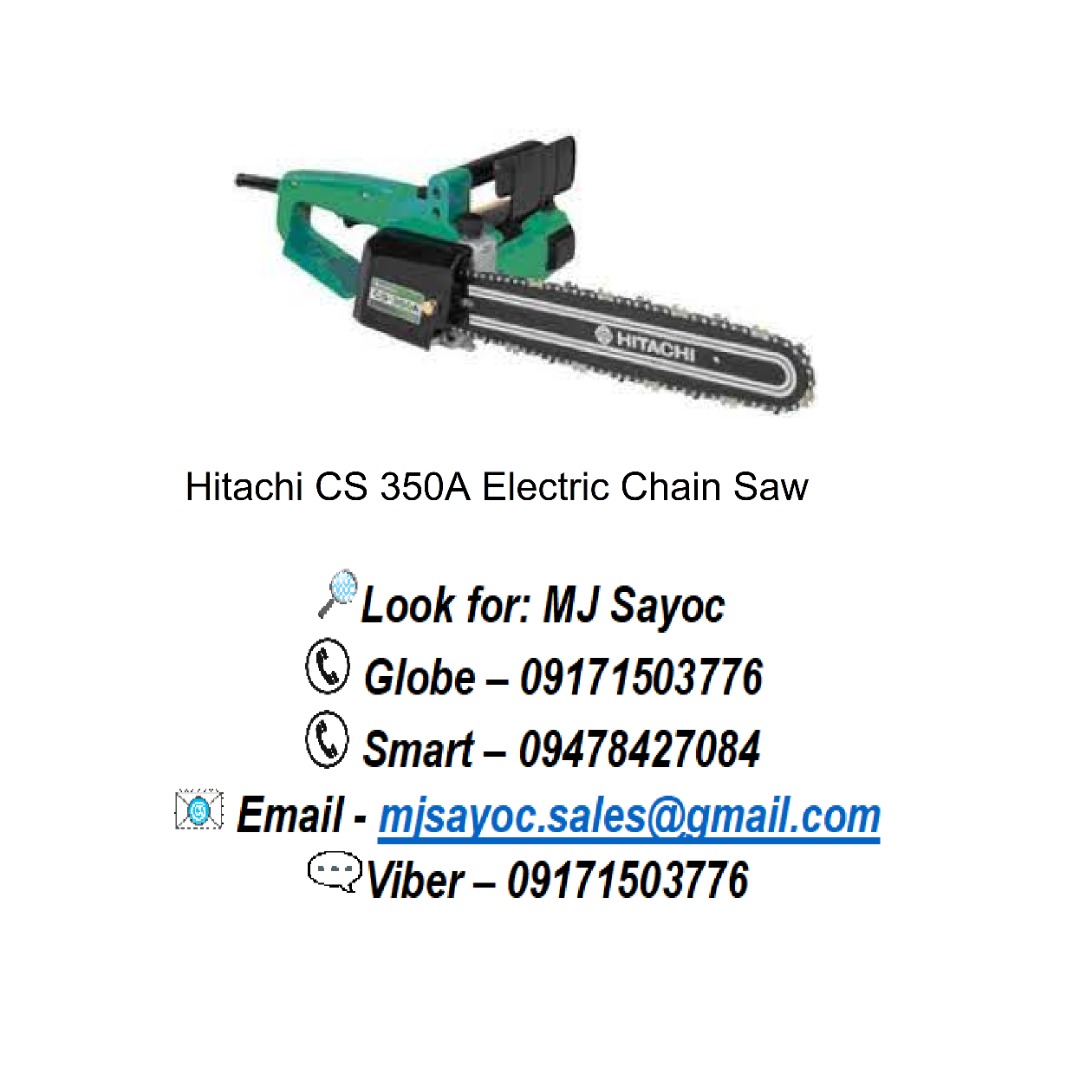 Hitachi CS 350A Electric Chain Saw on Carousell
