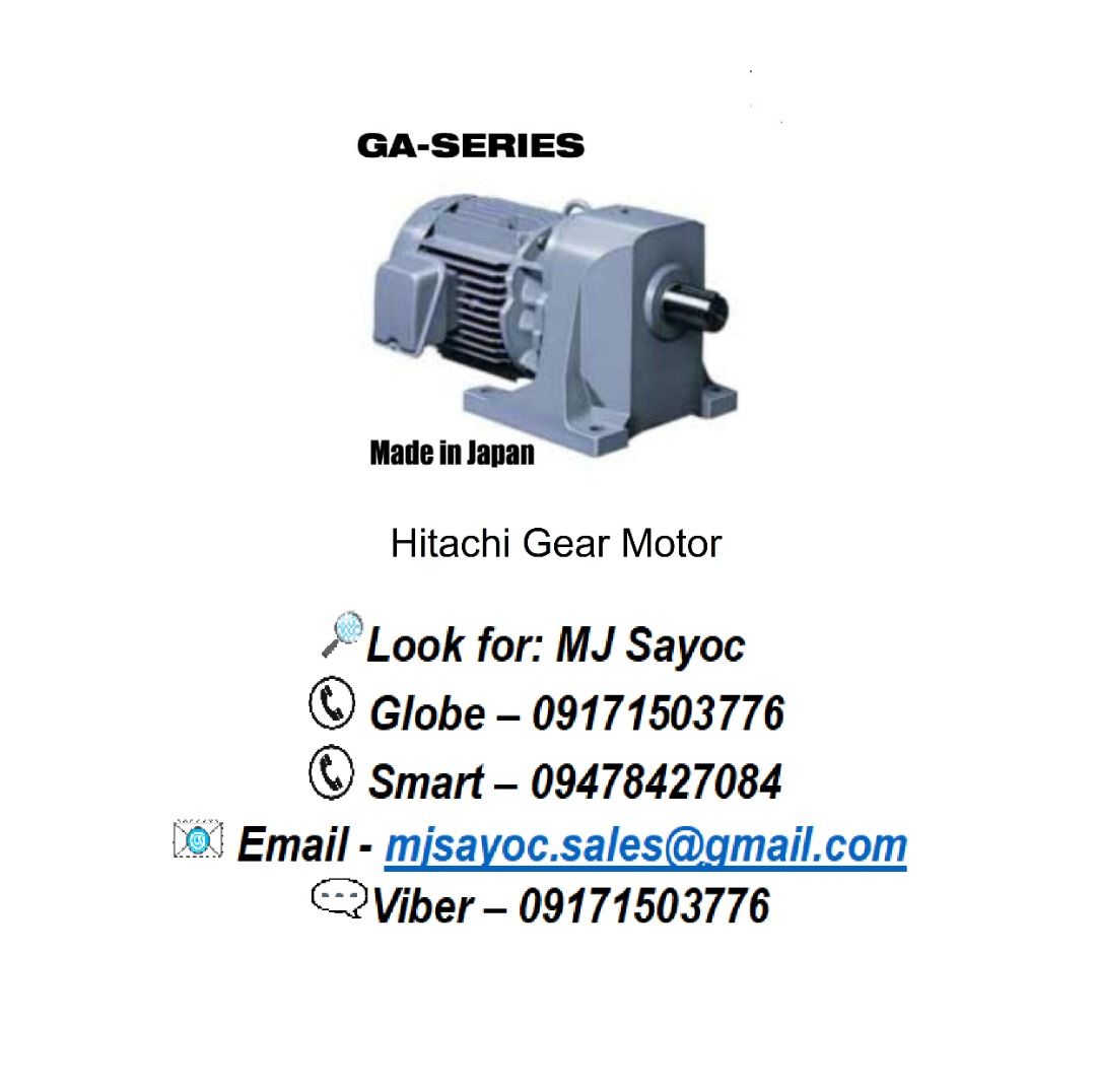 Hitachi Gear Motor, Commercial & Industrial, Construction Tools ...