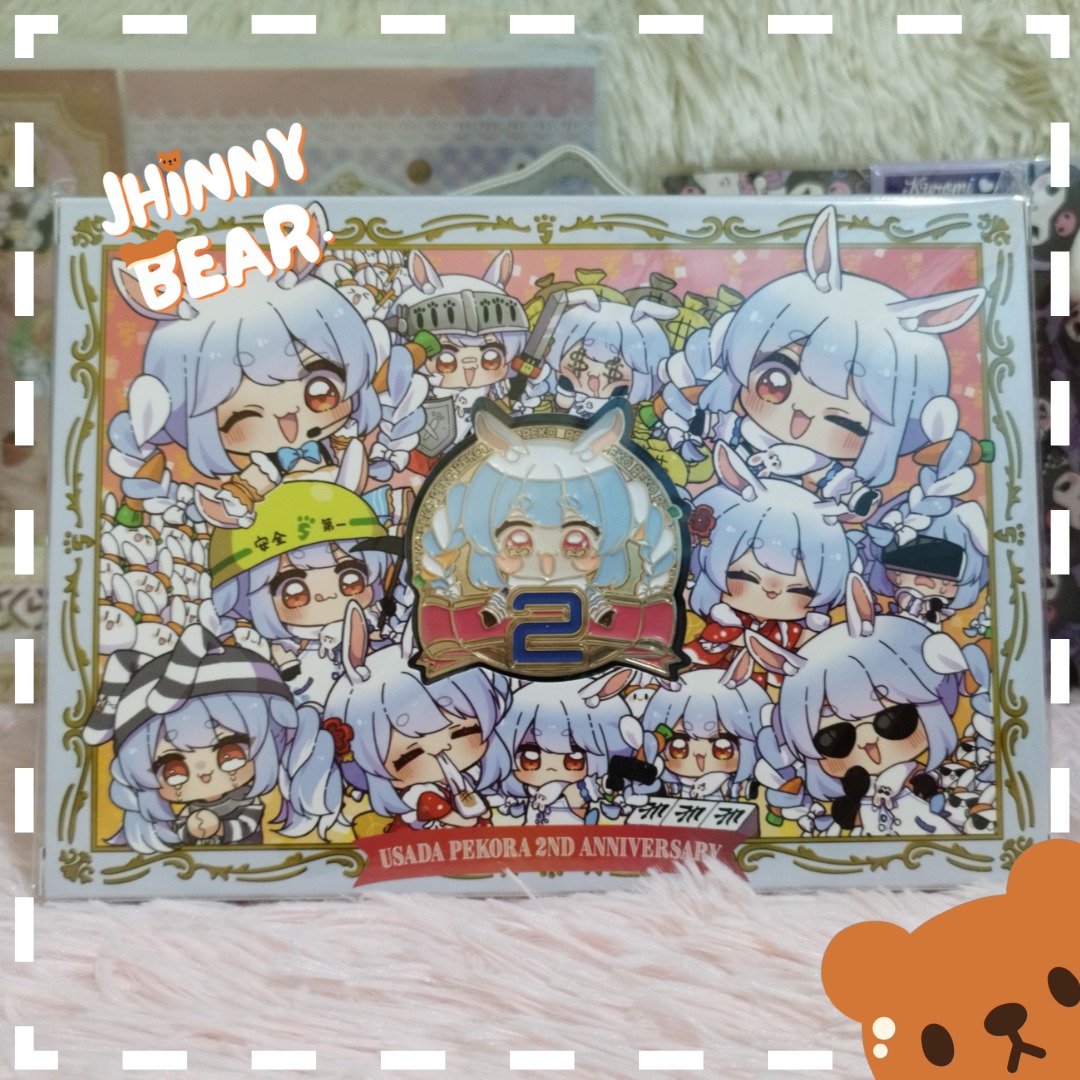 Hololive Usada Pekora 2nd Anniversary medal, Hobbies & Toys, Toys ...